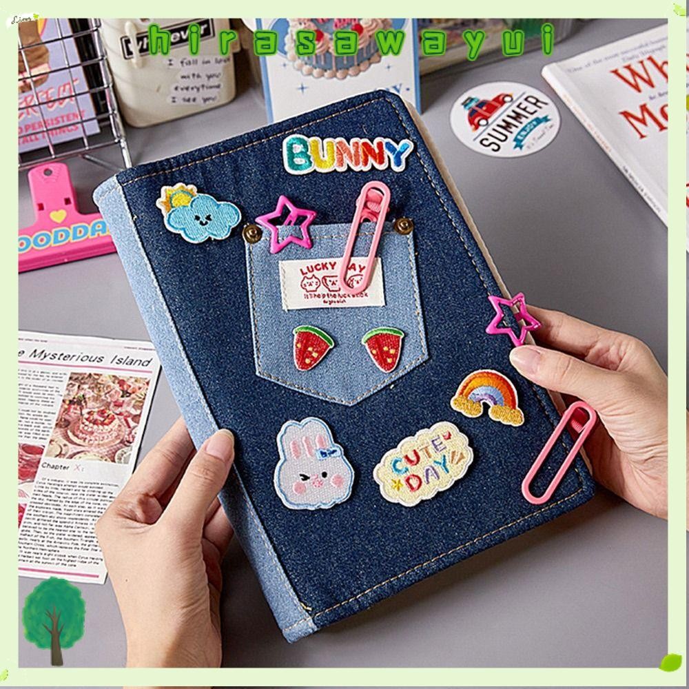 HIRASAWAYUI Binder Journal, Hand Ledger Diary พร้อม Pocket Denim ...