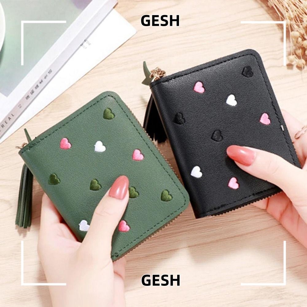 GESH กระเป๋าสตางค์ใบเล็ก พกพาสะดวก สำหรับบัตรและเงินสด | Shopee Thailand