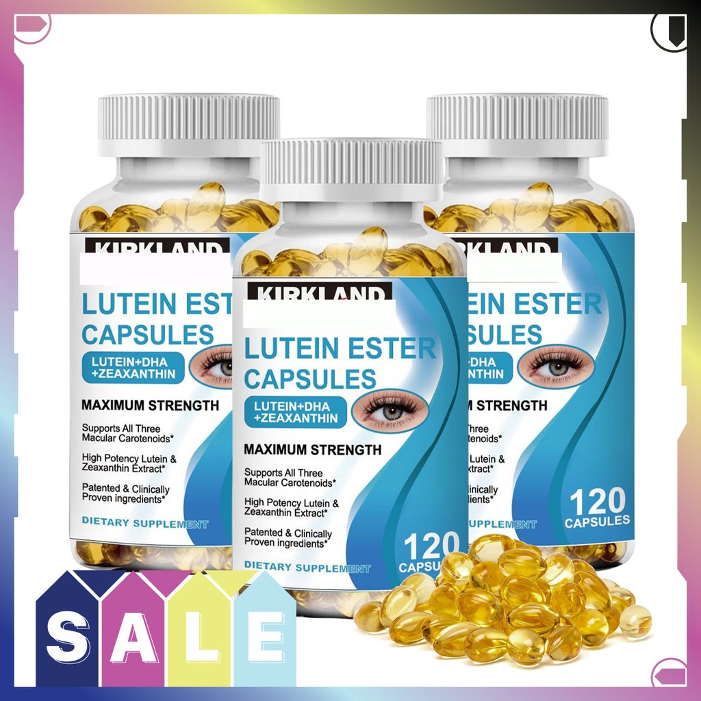 Kirk Lutein Plus Extract Supplements ลูทีน 20 มก. ปกป้องสุขภาพดวงตา ...