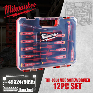 มิลวอกี 4932479095 Tri-Lobe VDE ไขควง 12PC ชุดเครื่องมือช่าง | Shopee ...