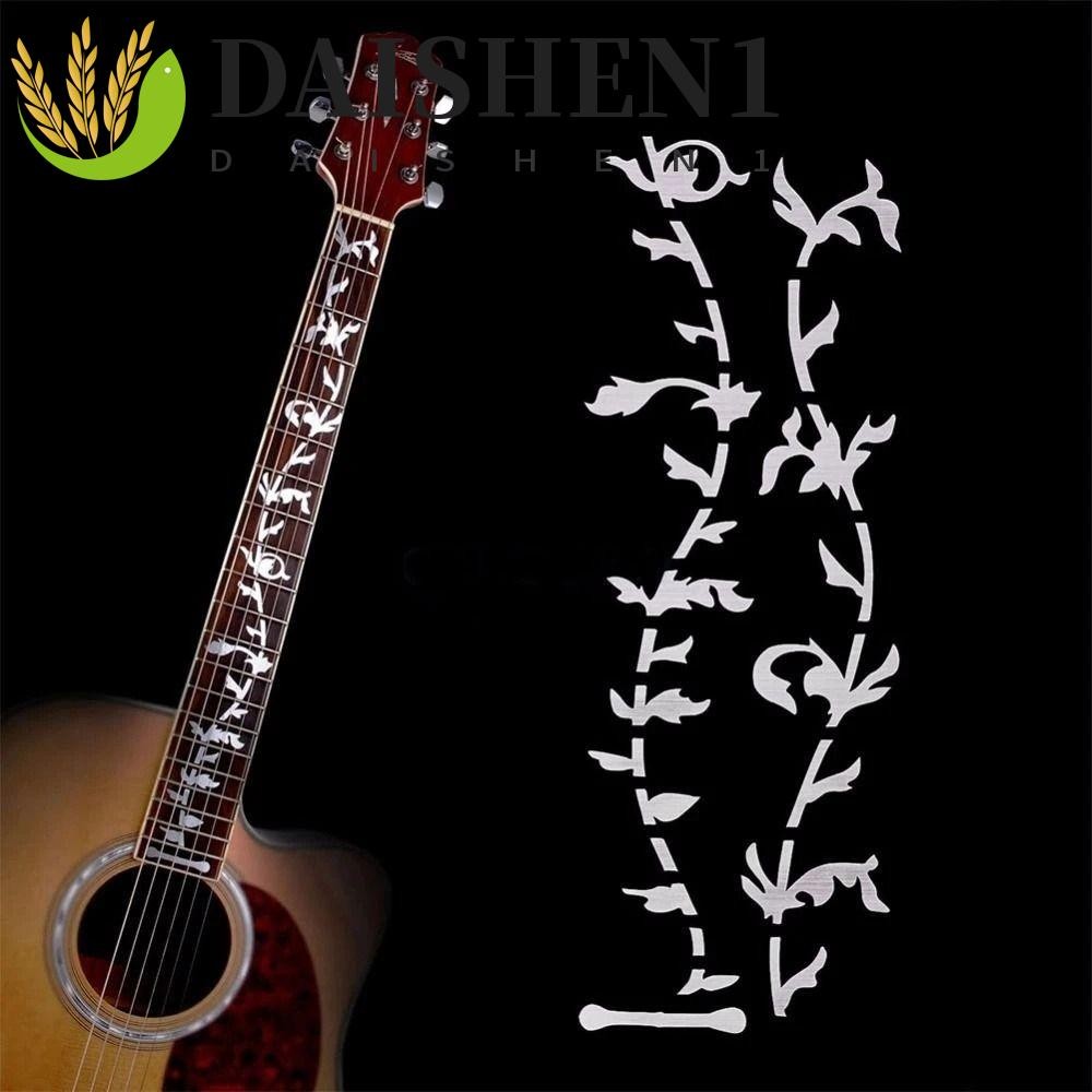 DAISHEN1 Cross Inlay Decals 22 รูปแบบเครื่องดนตรีกีตาร์ Inlay สติกเกอร์ ...