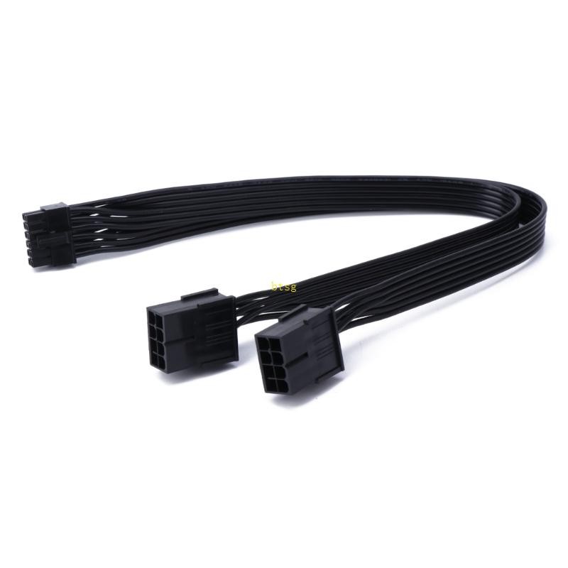 Btsg 12Pin GPU Adapter Line Mini 12Pin ชาย 2x 8pin สายการ์ดกราฟิกหญิง ...