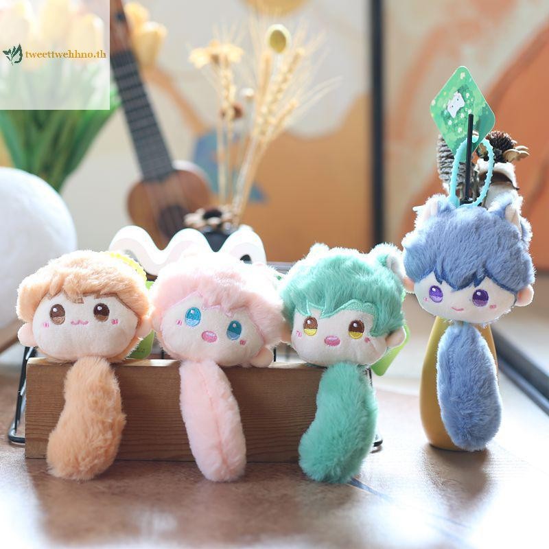 ตุ๊กตาจี้การ์ตูนน่ารักแบบ Fox Tuanzi สำหรับกระเป๋าเป้และเครื่องประดับ ...