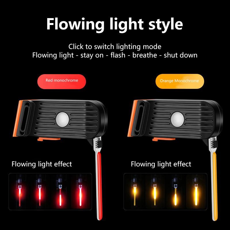 ไฟท้ายสำหรับจักรยayan ไฟเตือนชนิด C สามารถชาร์จบ้าน ออกแบบมาเพื่อขี่กลางคืน | Shopee Thailand