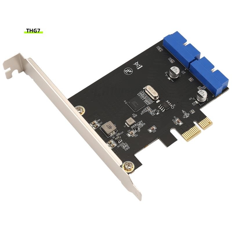 Belinda7PCI Express USB 3.0 19 Pin การ์ดขยาย PCIE 1X ถึง 2 พอร์ต USB 3 ...