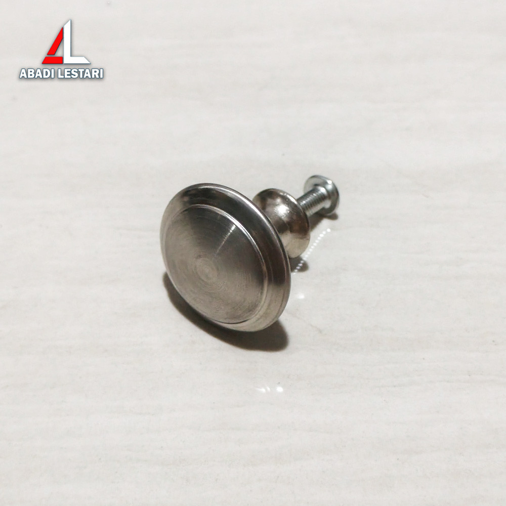 ROUND CHROME CABINET DRAWER PULL HANDLE ANTI-RUST / ROUND CHROME มือจับ ...