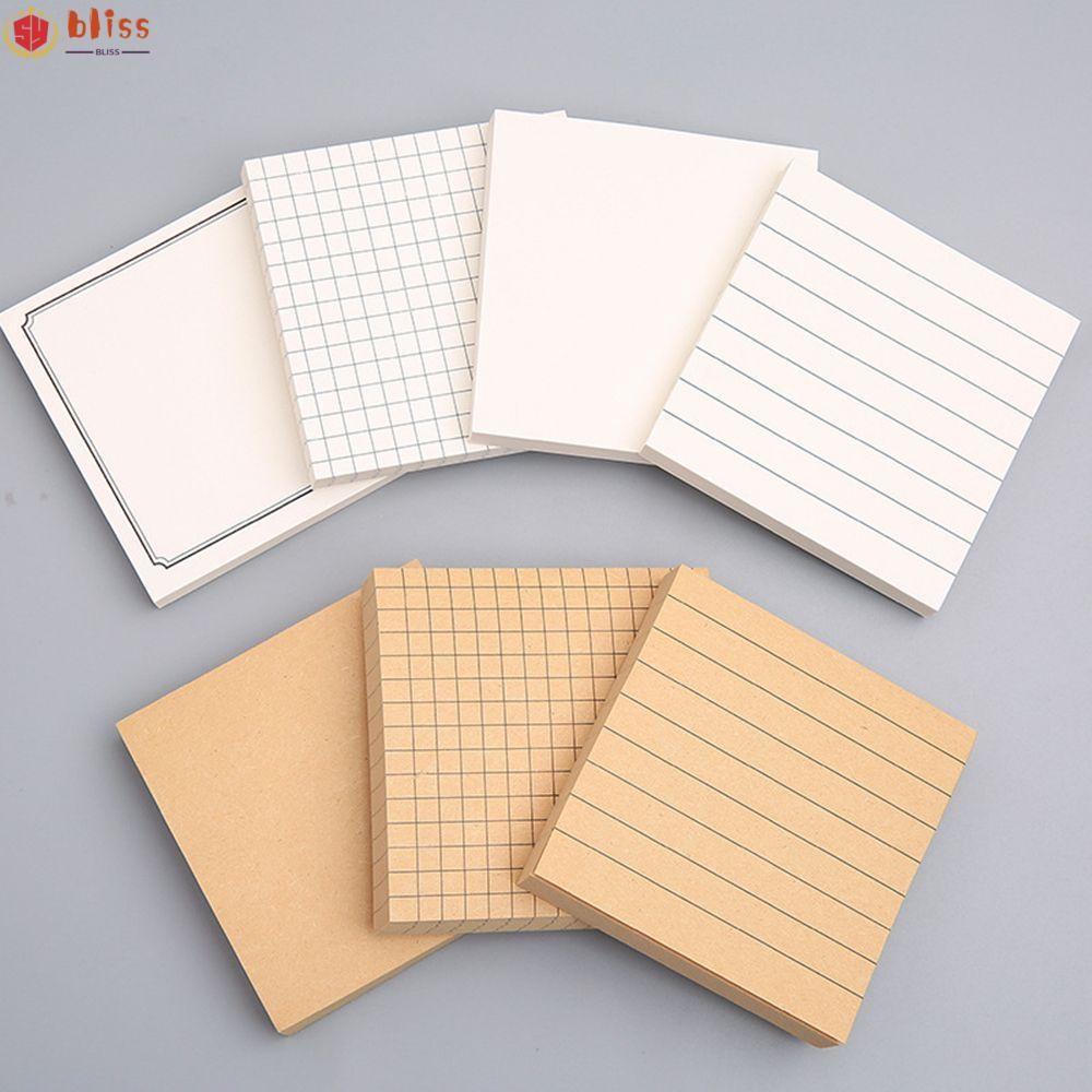 BLLISS 80 แผ่น Memo Pad Reminder Notebook Office Planner School Simple ...