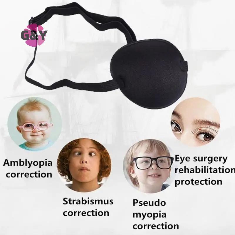 G&Y Pirate Eye Patch Unisex ck Single Eye Patch Eyepatch One Eye ...