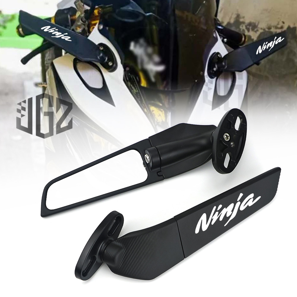สําหรับ Kawasaki Ninja500 ninja 400 2024 2025 Winglet กระจกมองข้าง ...