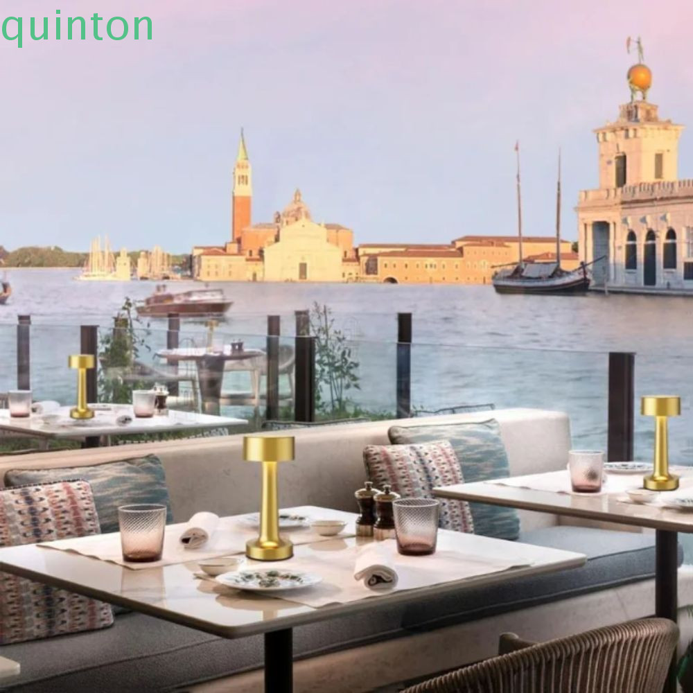 QUITON Retro Bar Lamp, USB ชาร์จ 3 เปลี่ยนสีโคมไฟตั้งโต๊ะ LED, บรรยากาศ ...