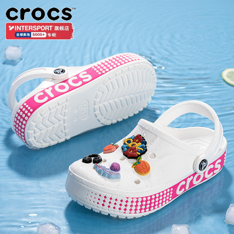 Crocs Crocs Hole Shoes Official Flagship Store รองเท้าแตะฤดูร้อนผู้หญิง ...