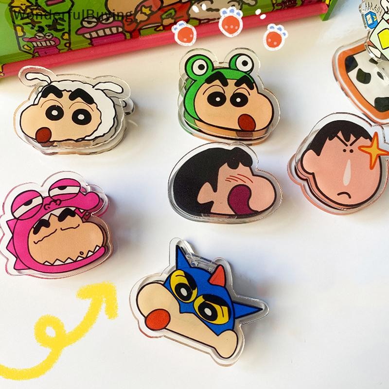 WBTH Kawaii น่ารัก Crayon Shin-Chan Pp คลิป Memo คลิปกระดาษทดสอบ ...