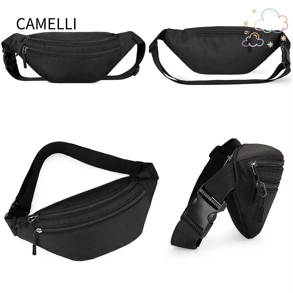 Camelli Sports Fanny Pack กระเป๋าคาดเอวมือถือน้ำหนักเบา ทนทานต่อการสึก ...