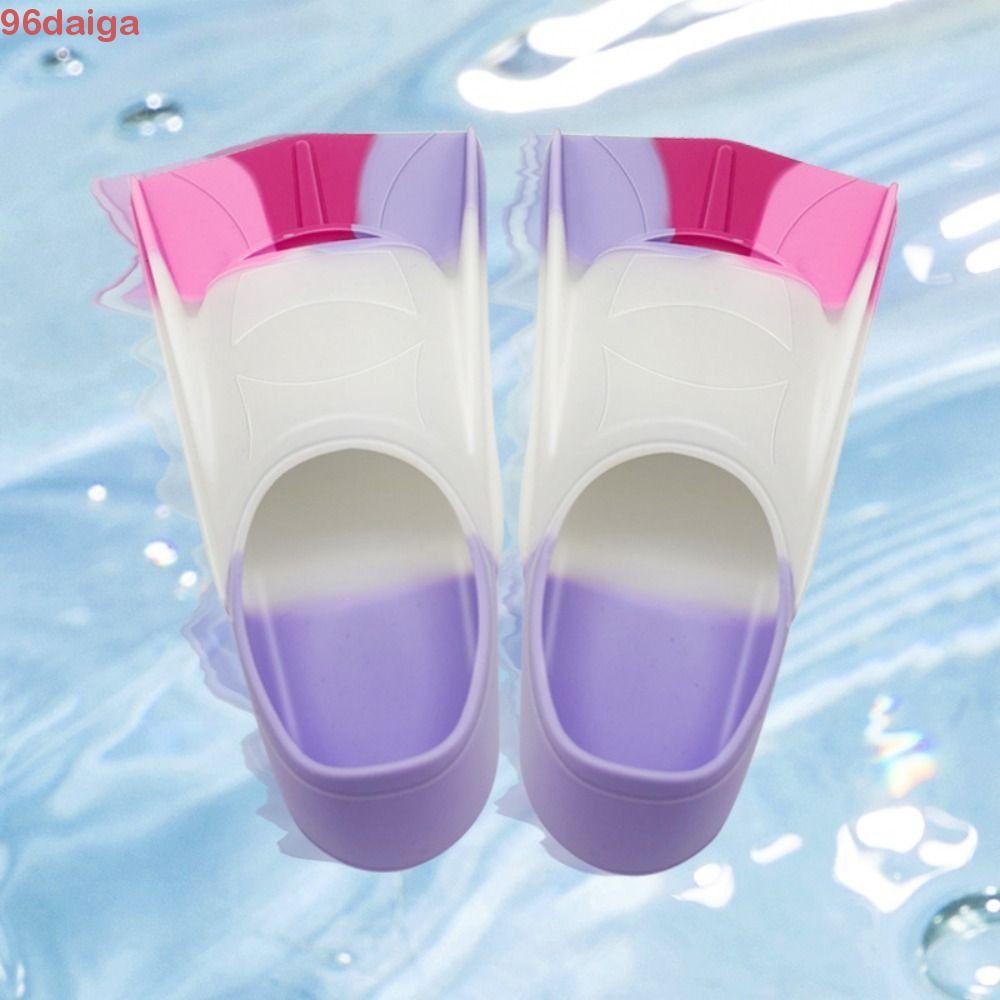 DAIGA Swim Fin ฟินเนอร์ซิลิกอนสีสันสดใส สำหรับผู้เริ่มต้นว่ายน้ำและดำ ...