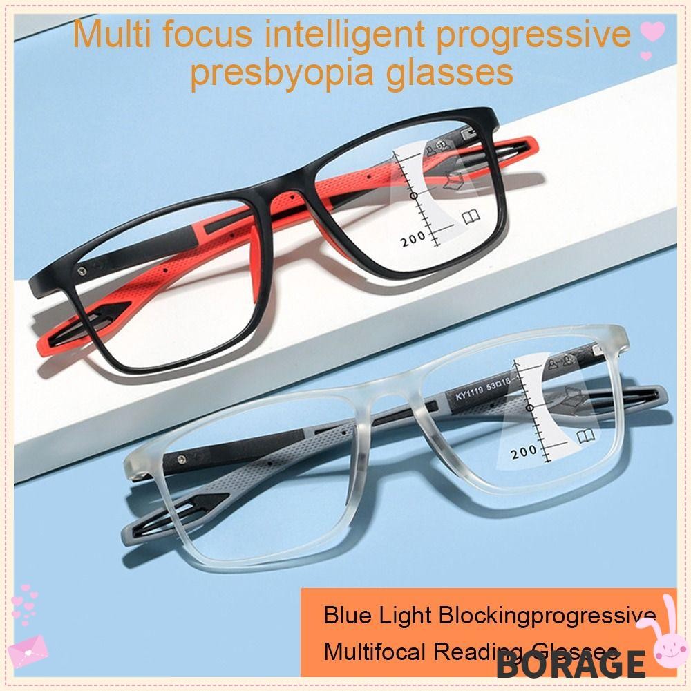 BORAG แว่นตาป้องกันแสง UV สำหรับทำงาน และปรับสายตายาวตามอายุ สไตล์เรียบ ...