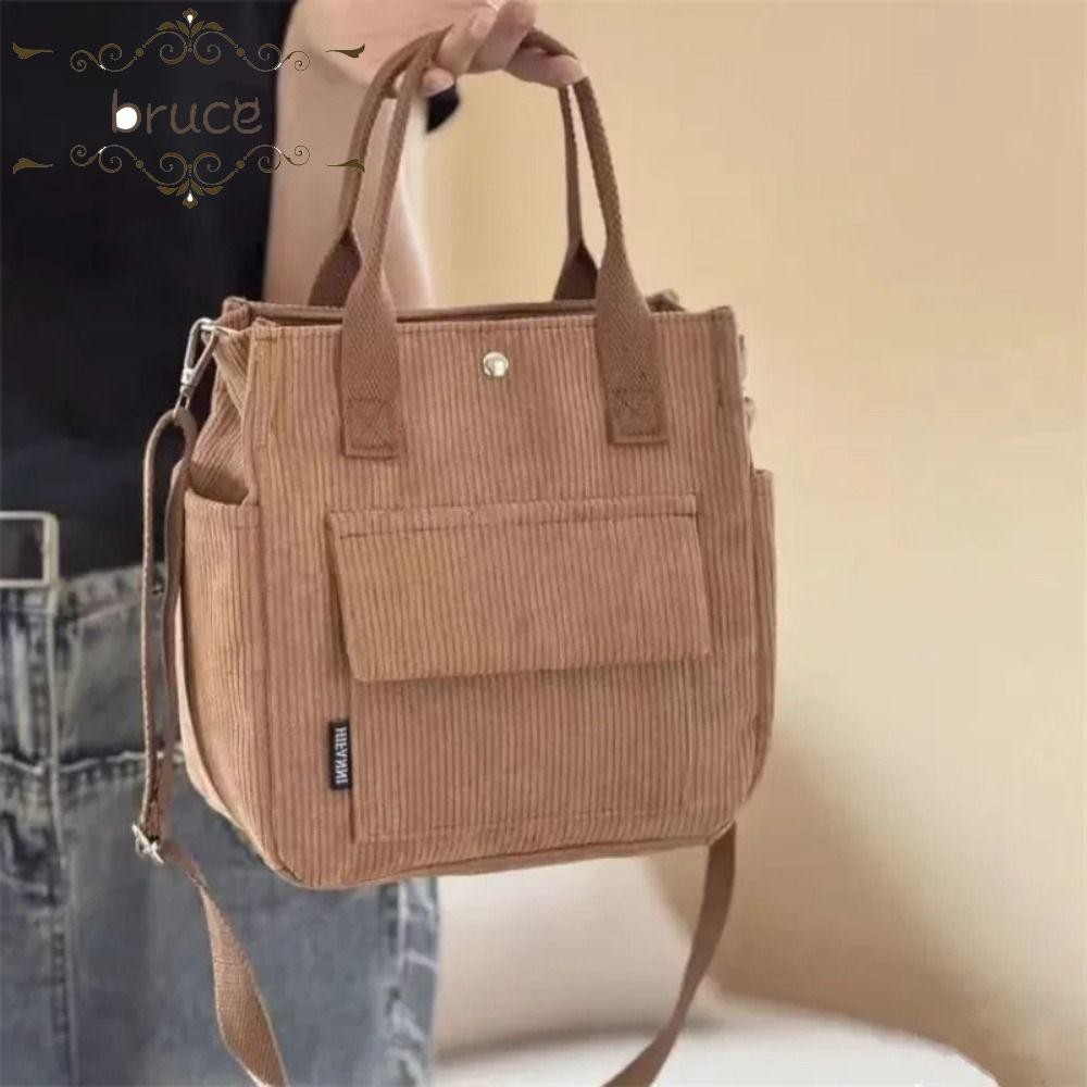 BRUCE Tote Bag กระเป๋าสะพายข้าง มัลติฟังก์ชัน ดีไซน์เรียบหรูสำหรับการ ...