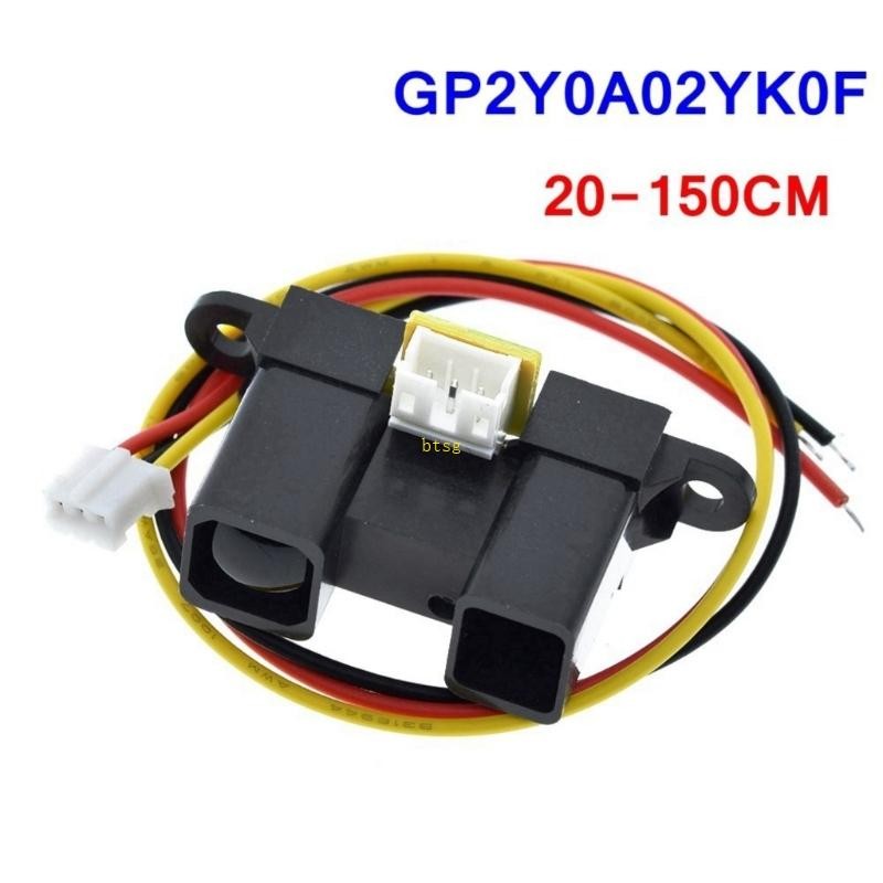 Btsg GP2Y0A02YK0F อินฟราเรดระยะทางเซนเซอร์โมดูล 20 150 ซม.สําหรับระบบ ...