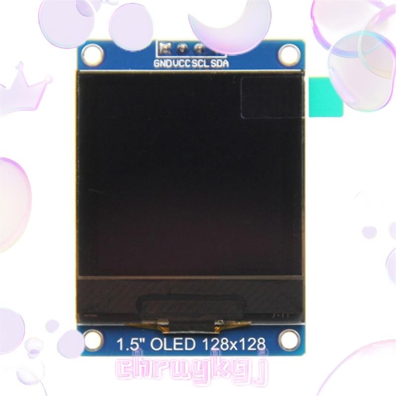 1.5 "SH1107 โมดูลหน้าจอ OLED 128x128, อินเทอร์เฟซ, 4PIN สําหรับ 51 ...