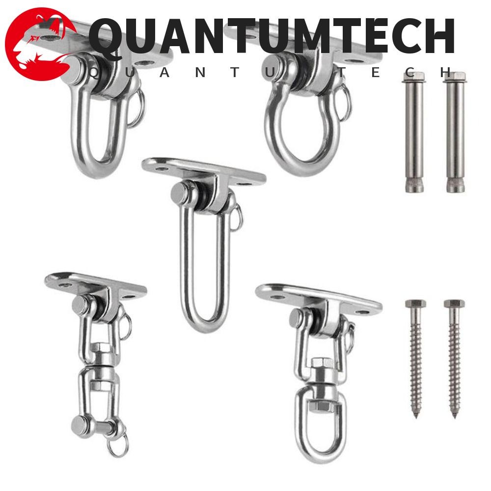 QUANTUMTECH Swing Hanger ชุด, 360 หมุน 304 สแตนเลส Hammock เก้าอี้ Hooks, Turnbuckle Heavy Duty ...