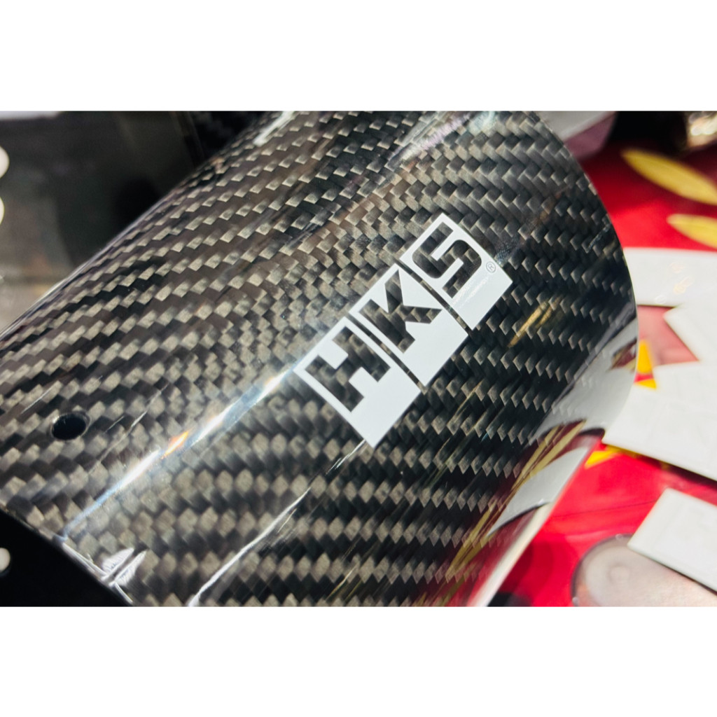 สติ๊กเกอร์ Sticker HKS Exhaust pipe stickers ติดท่อไอเสีย HKS ติดปลาย ...