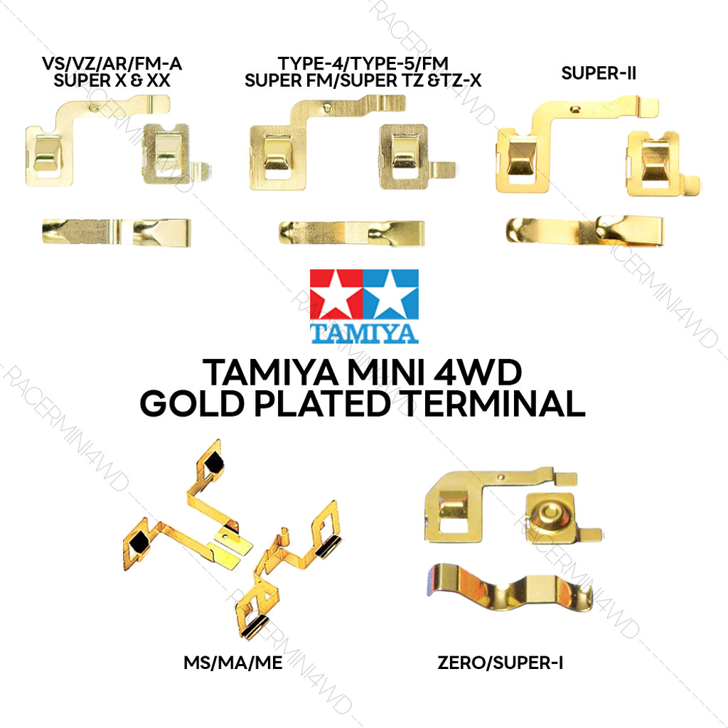 TAMIYA Mini 4WD Gold Plated Terminal | Shopee Thailand