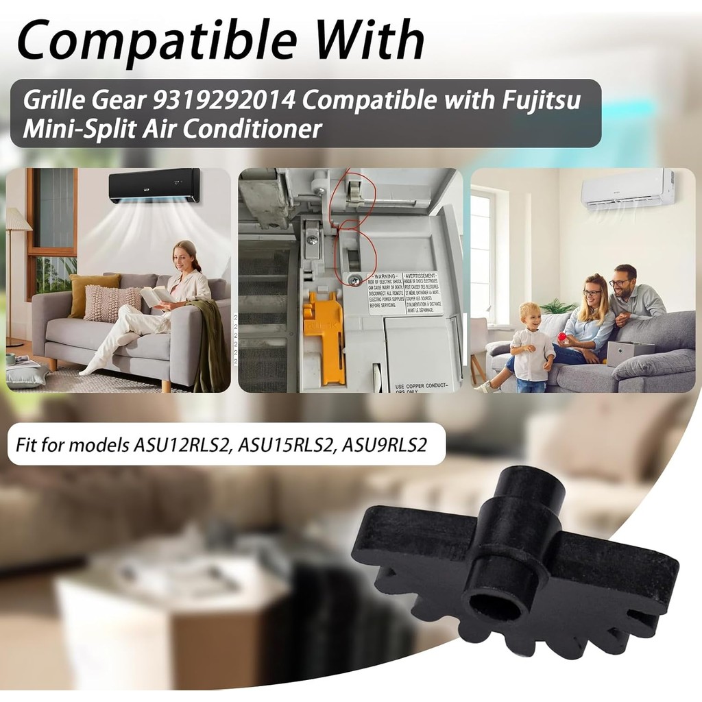 ชิ้นส่วนเสริมเกียร์กระจังหน้า AC/Heater เข้ากันได้กับ Fujitsu Mini ...