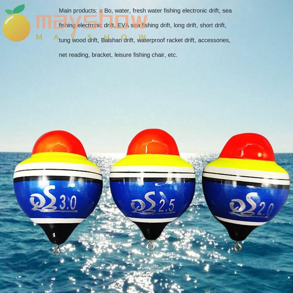 MAYSHOW Gyroscope Fishing Float 2 ชิ้น พร้อมแท่งไฟสำหรับกลางคืน ใช้งาน ...