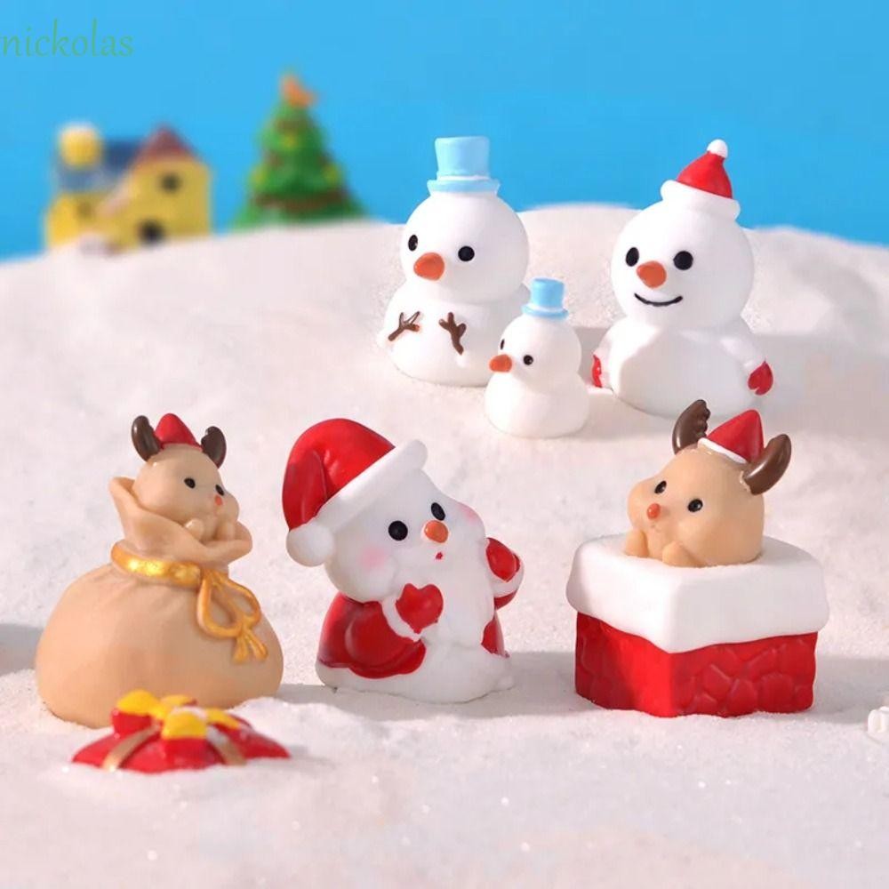 NICKOLAS Miniature Snowman รุ่น, Miniature Snowman Micro ภูมิทัศน์ ...