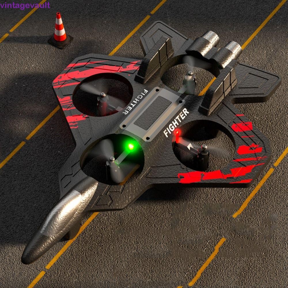 VINTAGEVAULT รีโมทคอนโทรลโฟม Fighter, EPP โฟมชาร์จสี่มอเตอร์เฮลิคอปเตอร์ของเล่น,แบบพกพา Light ...