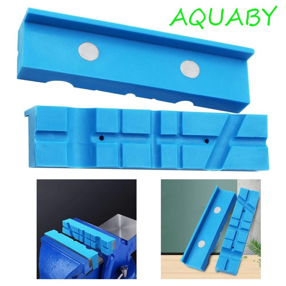 AQUABY Vise Protection Strip, Blue Rubber 4/5/6 นิ้ว Vise Jaw Pads,|Accessorie Magnetic Face ...