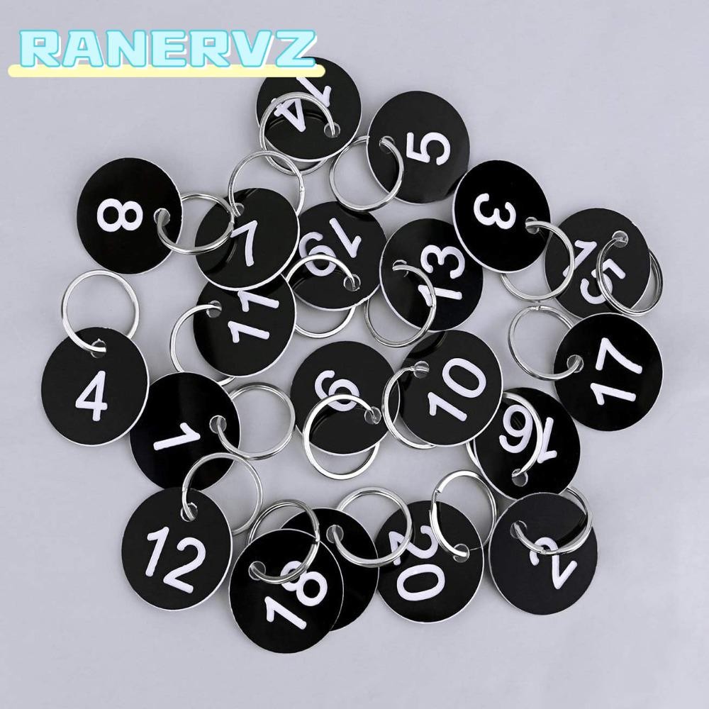 IVEYOUNG 20 Pack Round, Black 35mm Numbers Tags, Nurse 1-20 House ...