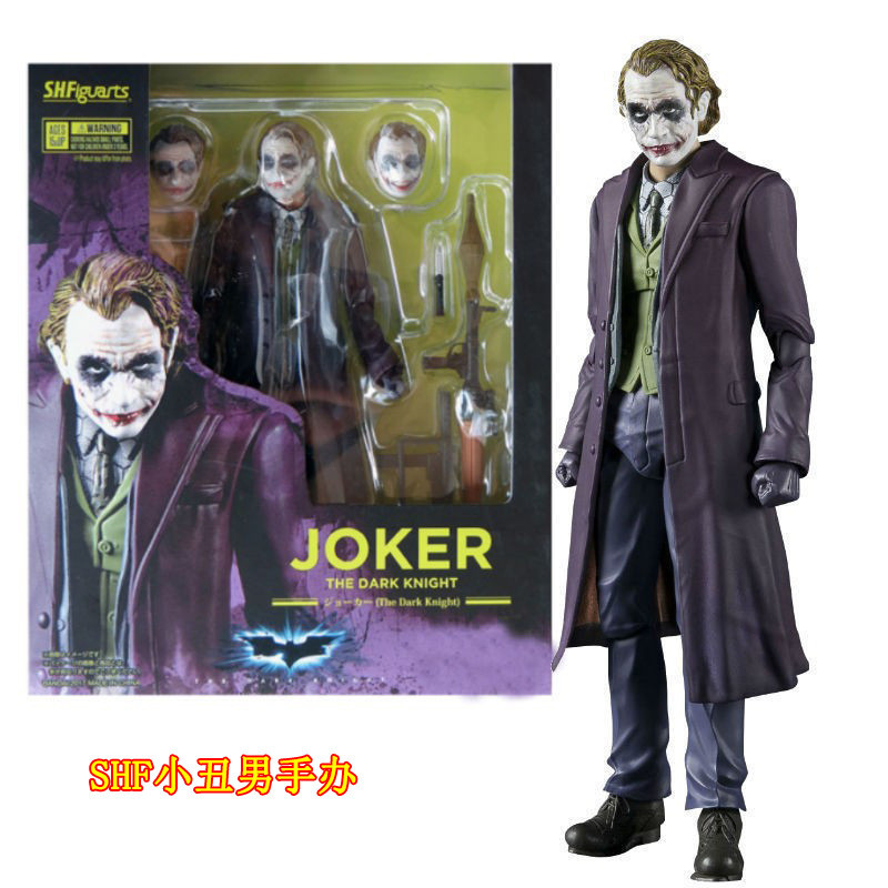 พร้อมสต็อก DC Comics SHF Joker Joker Dark Knight Action Figure Boxed ...