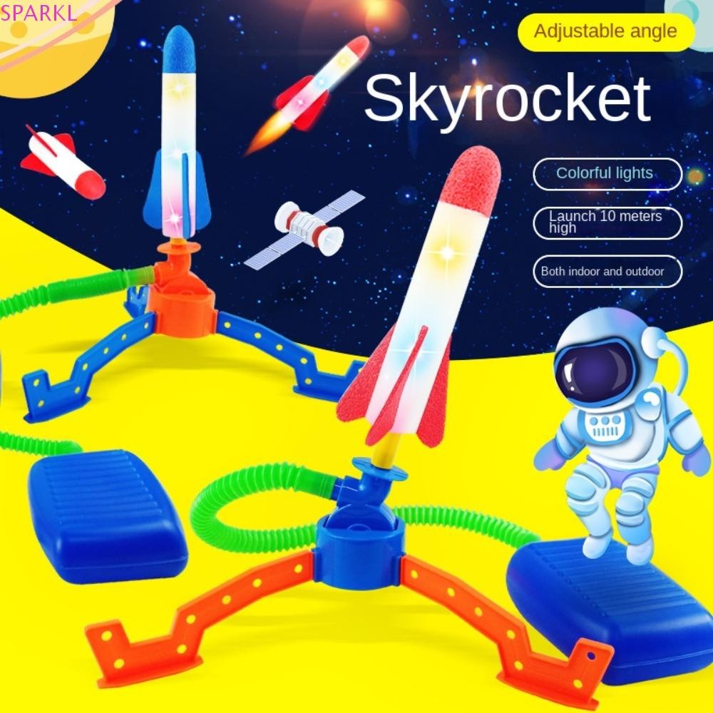 SPARKLENOVA Soaring Rocket Eva โฟมผ้าฝ้ายปรับกระพริบของขวัญ Air Rocket ...