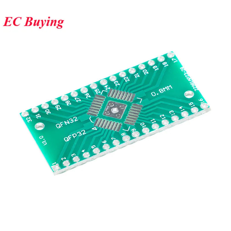 5 ชิ้น/ล็อต QFN32 QFP32 ถึง DIP เปิด DIP32 Pinboard SMD 2.54 มม.Pitch 0 ...