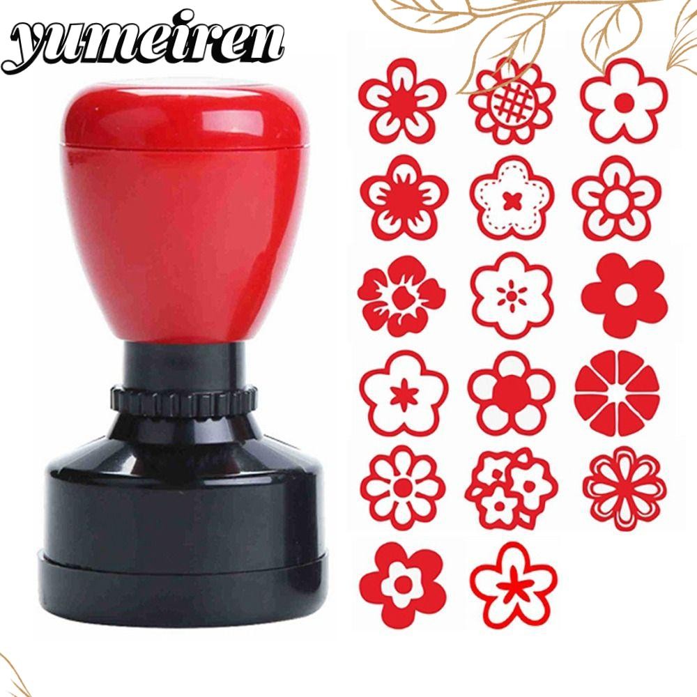 YUMEIREN ดอกไม้ซีล, Scrapbooking Seal อุปกรณ์ครู Encourage แสตมป์, DIY สรรเสริญ Emotics รางวัล ...