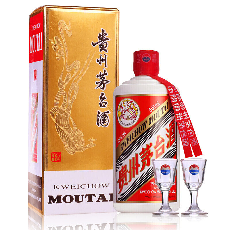 Maotai Feitian Maotai 2022 53 องศาซอสกลิ่นหอมประเภท 500ml ขวดเดียวไวน์ ...