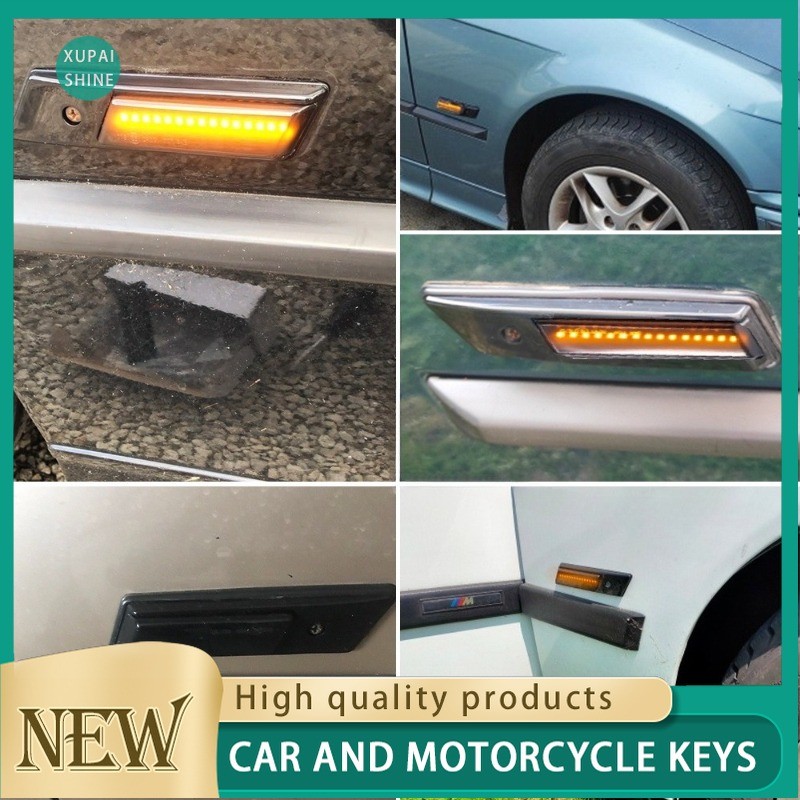 xps ด้านข้างแสงแบบไดนามิกไฟเลี้ยวเหมาะสําหรับ Bmw 3 5 7 Series E32 E34 E36 1990-1996 LED กระพริบ ...