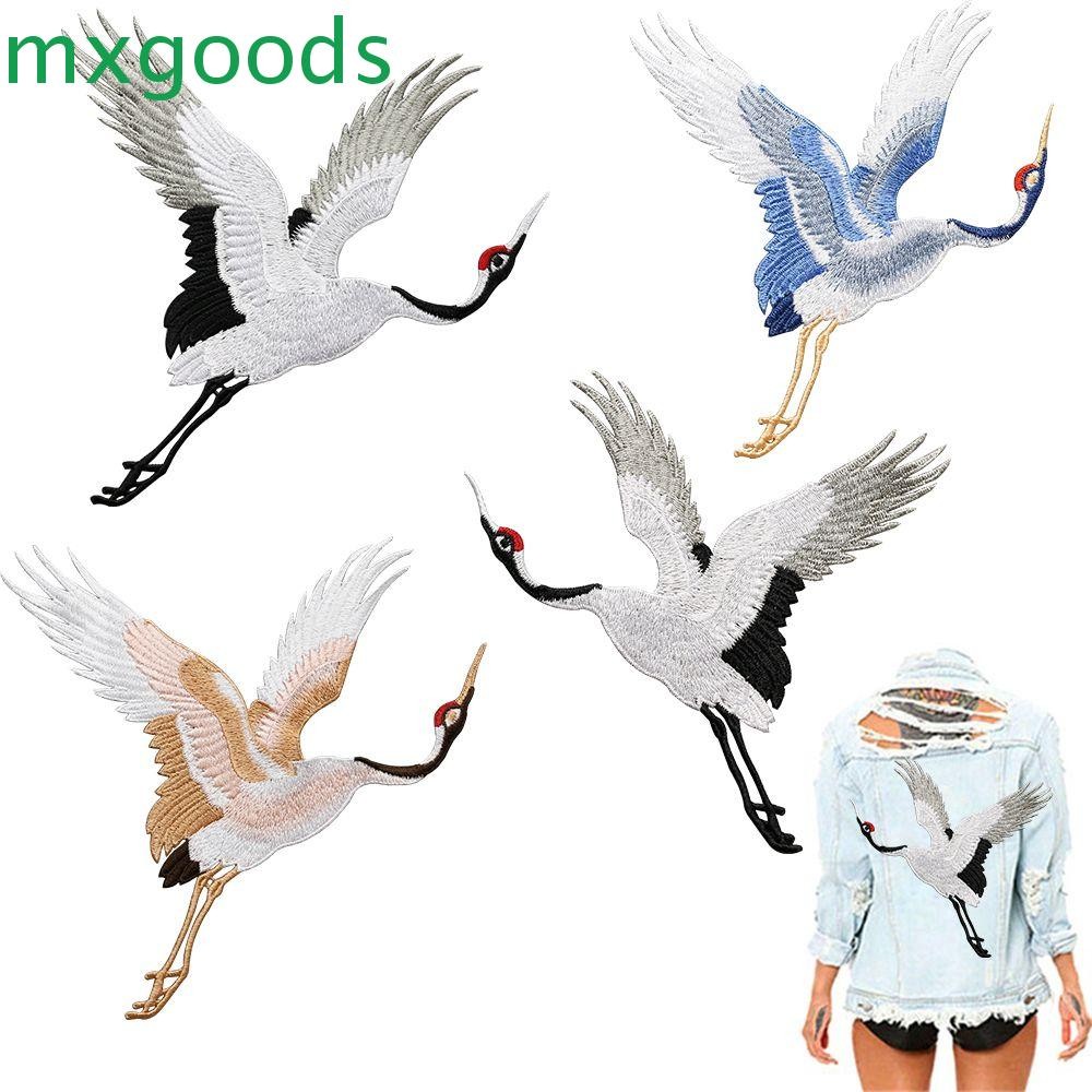 MXGOODS งานปัก Applique DIY สำหรับเสื้อผ้า นกหัวแดง นกเย็บปักถักร้อย | Shopee Thailand