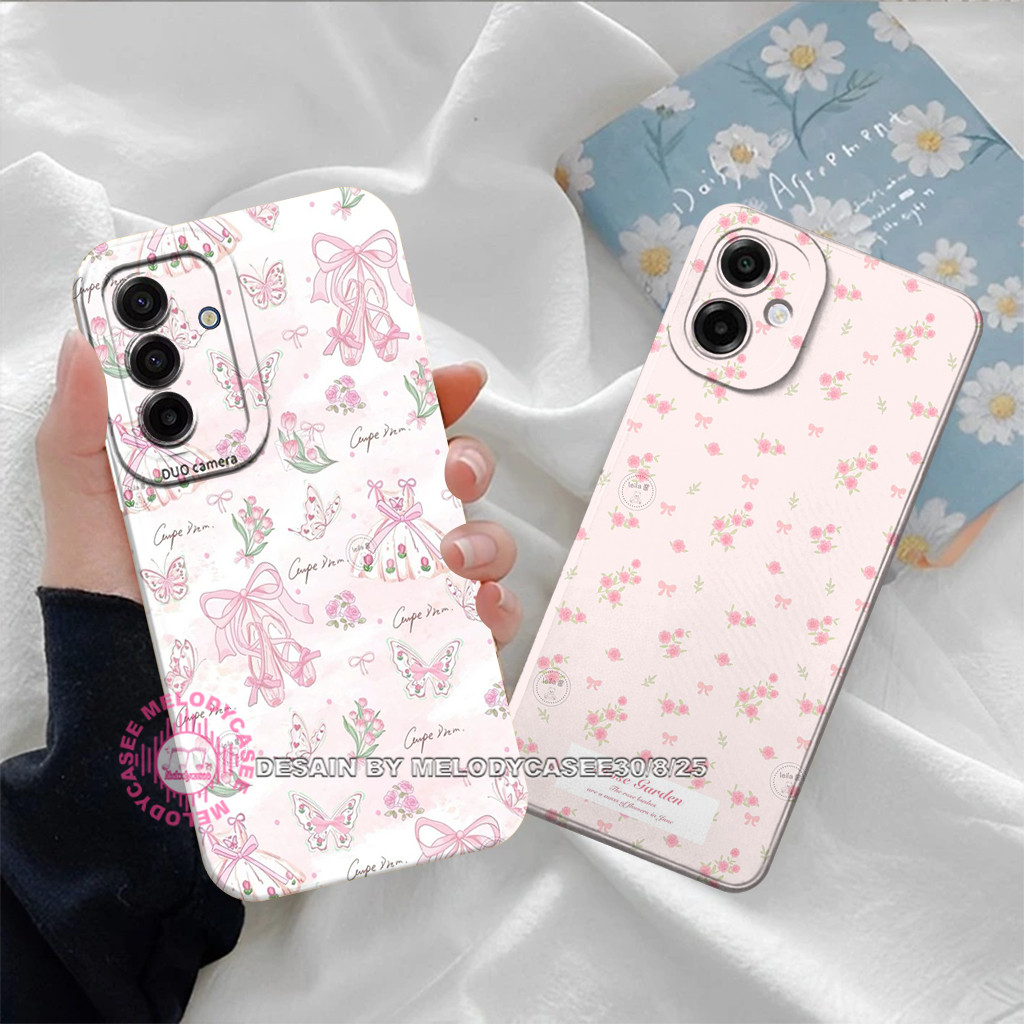 เคสนิ่ม Samsung A07 A17 A06 A05 A16 A15 A56 A36 A26 A14 A35 - ริบบิ้นน่ารัก Motif - ProCamera ...