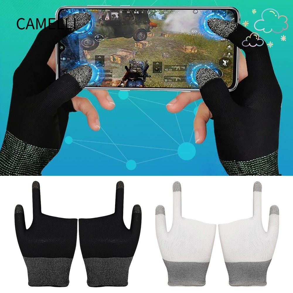 CAMELLI ถุงมือป้องกันขีดข่วน Non-Scratch Gaming Finger Thumb Sleeves เสริมประสิทธิภาพการเล่นเกม ...