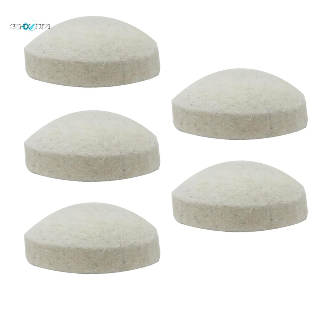 GzhxdiiziDrum Hammer Pad สีขาว Felt Semi-Circular Hammer Pad อุปกรณ์ ...