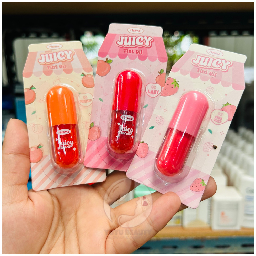 Mellme juicy tint oil 1.6g. (ทินท์ ออยล์ กลิ่นผลไม้) | Shopee Thailand