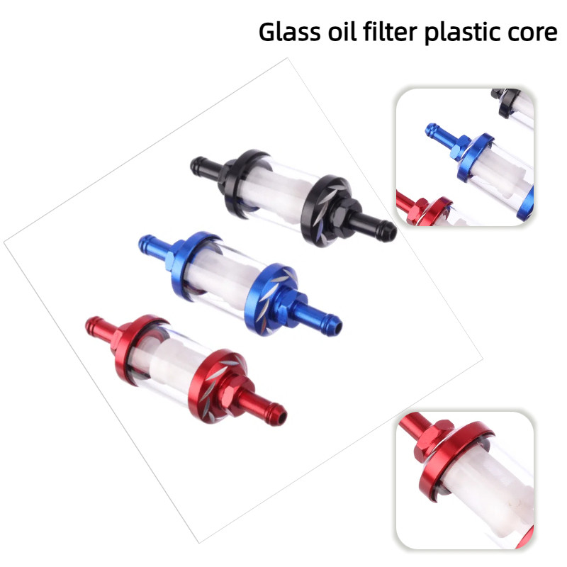 8mm Gas Fuel Gasoline Oil Filter Fuel Hose Fuel Filter For ATV CRF 250R ...