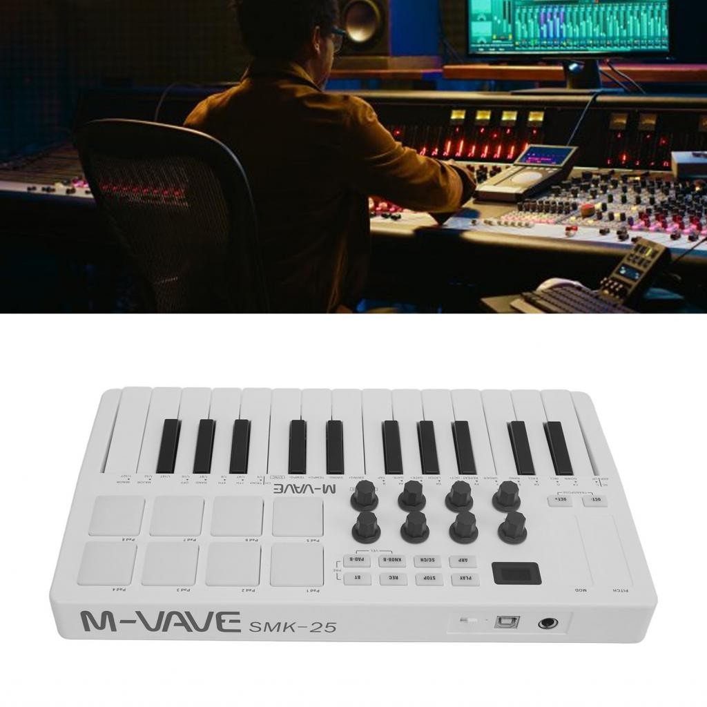 Keybed Keybed Compact Smart USB MIDI Keyboard Controller ฟังก์ชั่นคอร์ด ...