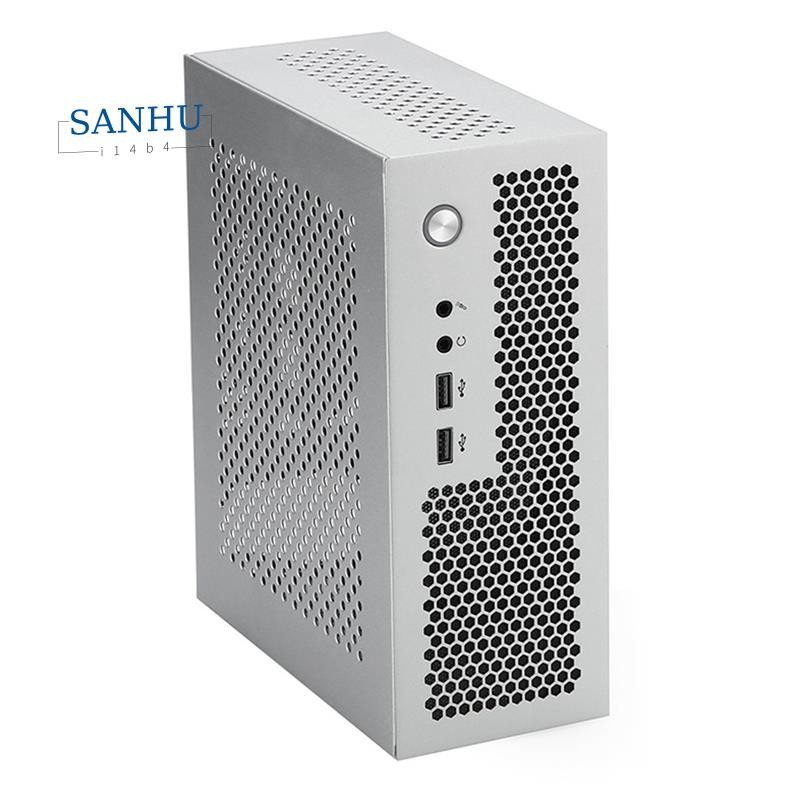 A09 HTPC เคสคอมพิวเตอร์ Mini ITX Gaming PC แชสซีเดสก์ท็อปแชสซี USB2.0 ...