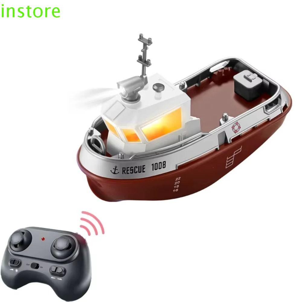INSTORE RC Tugboat, 1:32 Scale Electric Watercraft รีโมทคอนโทรลเรือ,ของ ...