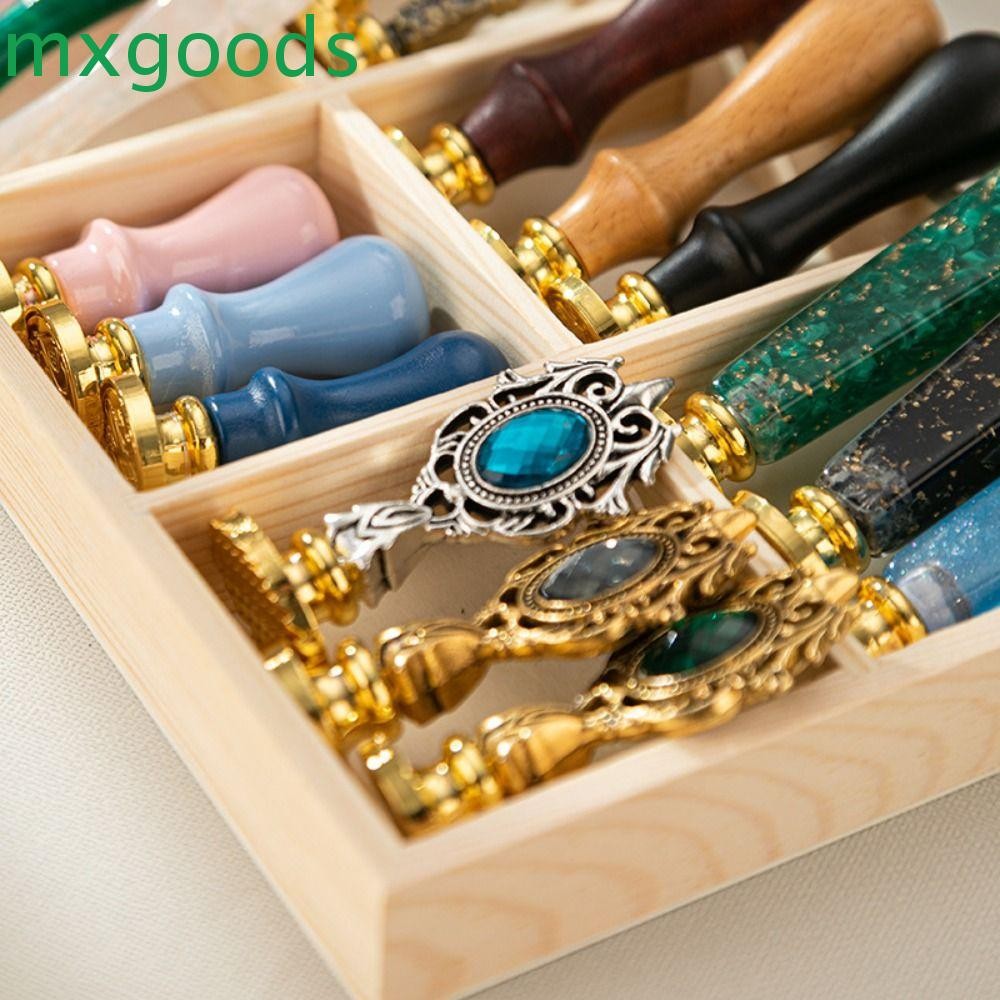 MXGOODS ขี้ผึ้งซีลแสตมป์จับย้อนยุคสากลสมุดการ์ดเชิญบัญชีมือหมั้นสมุดภาพตกแต่ง | Shopee Thailand