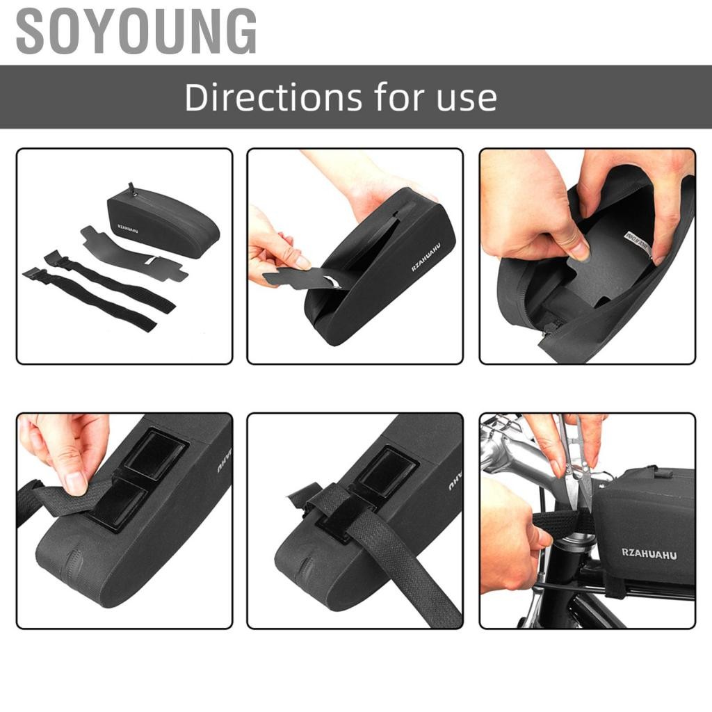 Soyoung Soyoung-th Waterproof Cycle Bike Bicycle ด้านบนกระเป๋าหลอดกรอบ ...