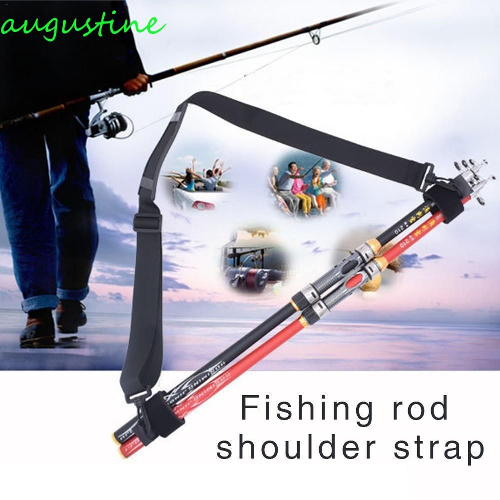AUGUSTINE เข็มขัด Rod Sling ไนลอน 120 ซม. สำหรับการพกพาอุปกรณ์ตกปลา ...