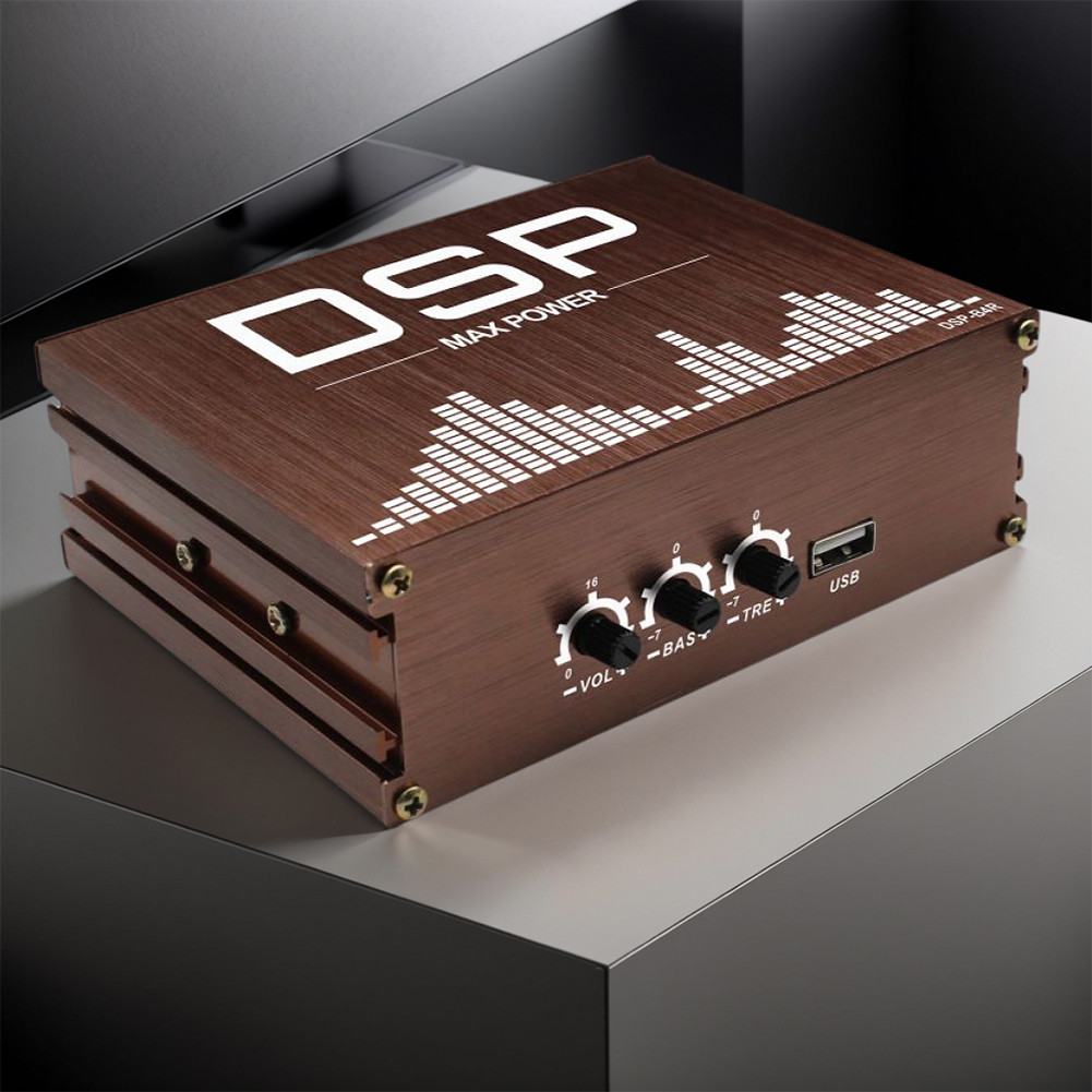 ดล1♣ 4x50W รถ DSP ดิจิตอลจอแสดงผลสนับสนุน APP ควบคุม DSP รถ Power Amplifier รถ DSP เครื่องขยาย ...